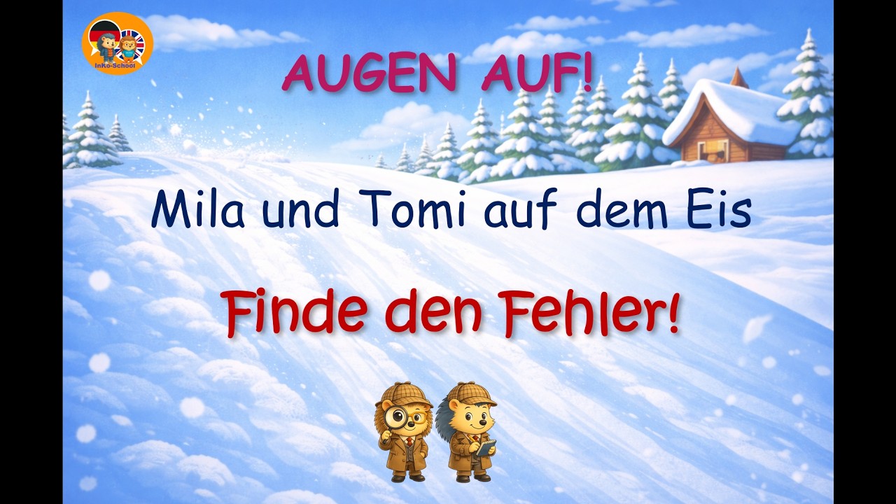 Finde den Fehler! 🔎 Detektivspiel mit Willi & Tilli | InKo-School - YouTube