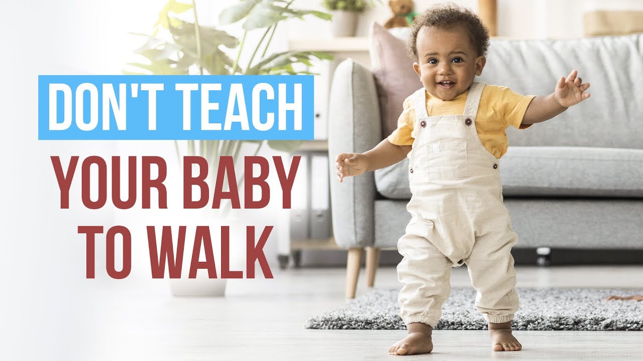 How to teach a baby to walk - Baby walking development - YouTube