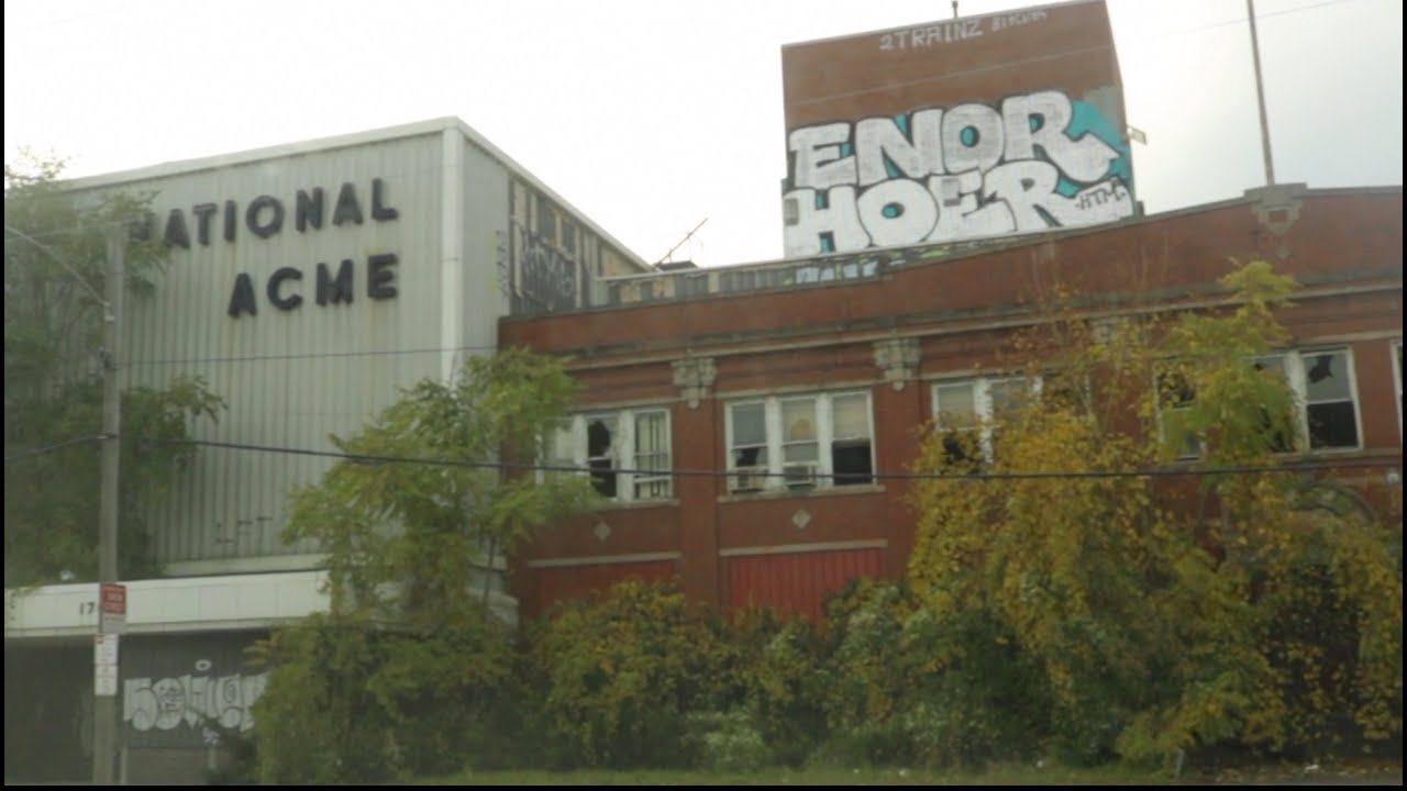 ABANDONED NATIONAL ACME BUILDING + photoshoot in a field - YouTube
