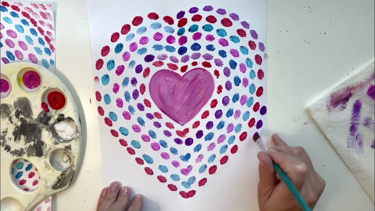 Alma Thomas inspired Valentine's project - YouTube