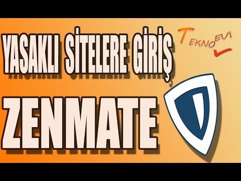 Yasaklı Sitelere Giriş Eklentisi(ZENMATE) #Google Chrome