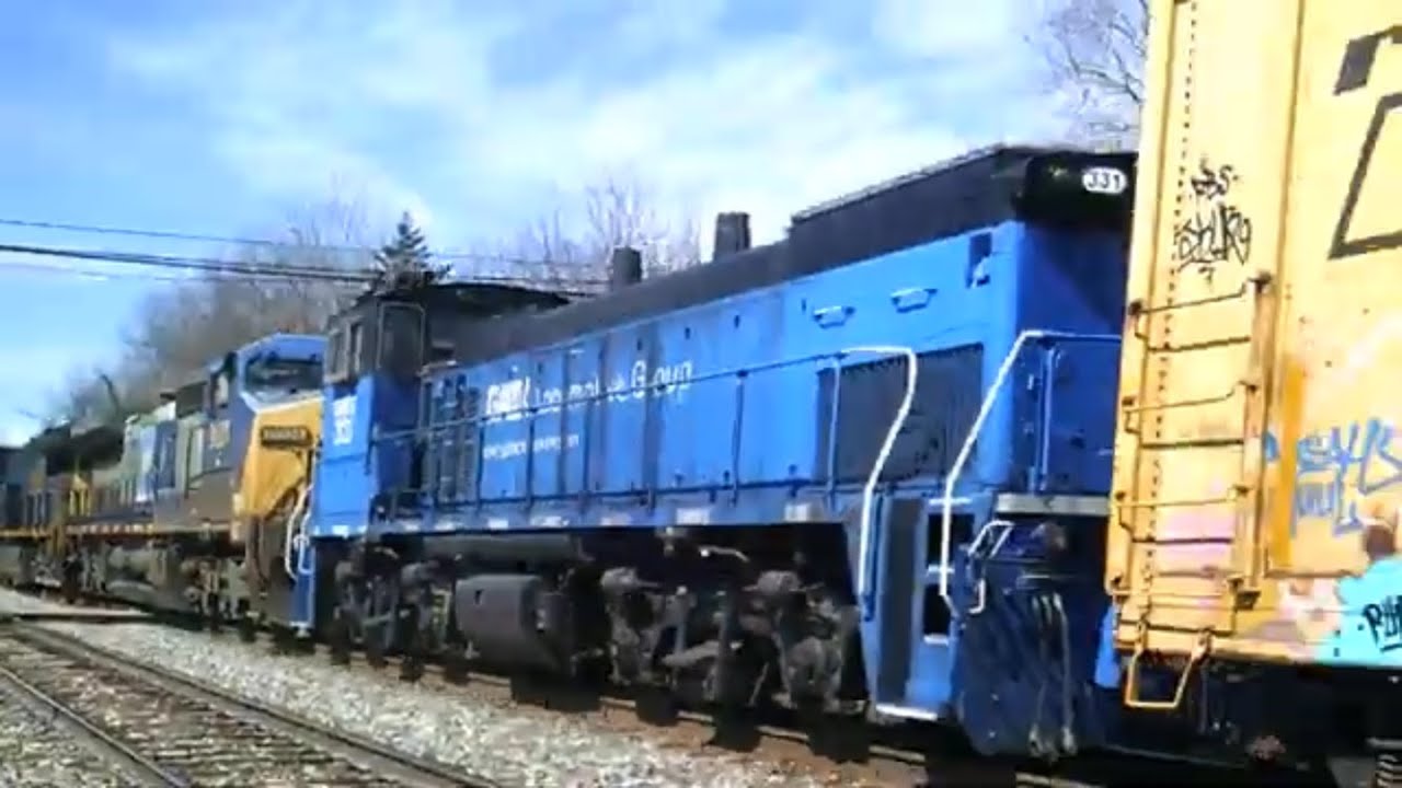 *MUST SEE* CSX Q301 with a Dash 9 and a GATX MP15AC at St. Dennis - YouTube