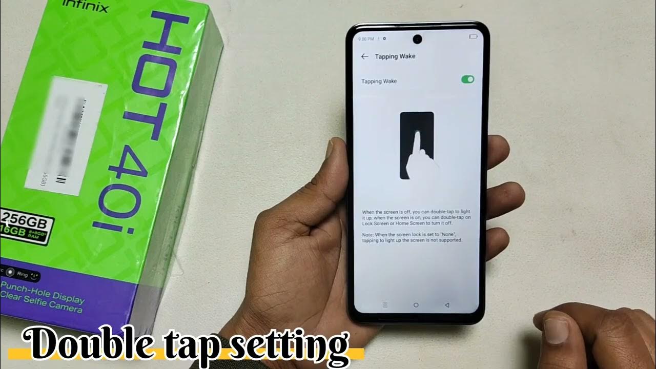 infinix hot 40i 5g me double tap to Screen off kaise kare | infinix hot 40i 5g double tap off ...
