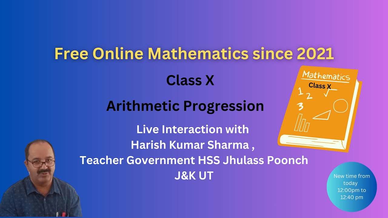 Arithmetic Progression Youtube 9256