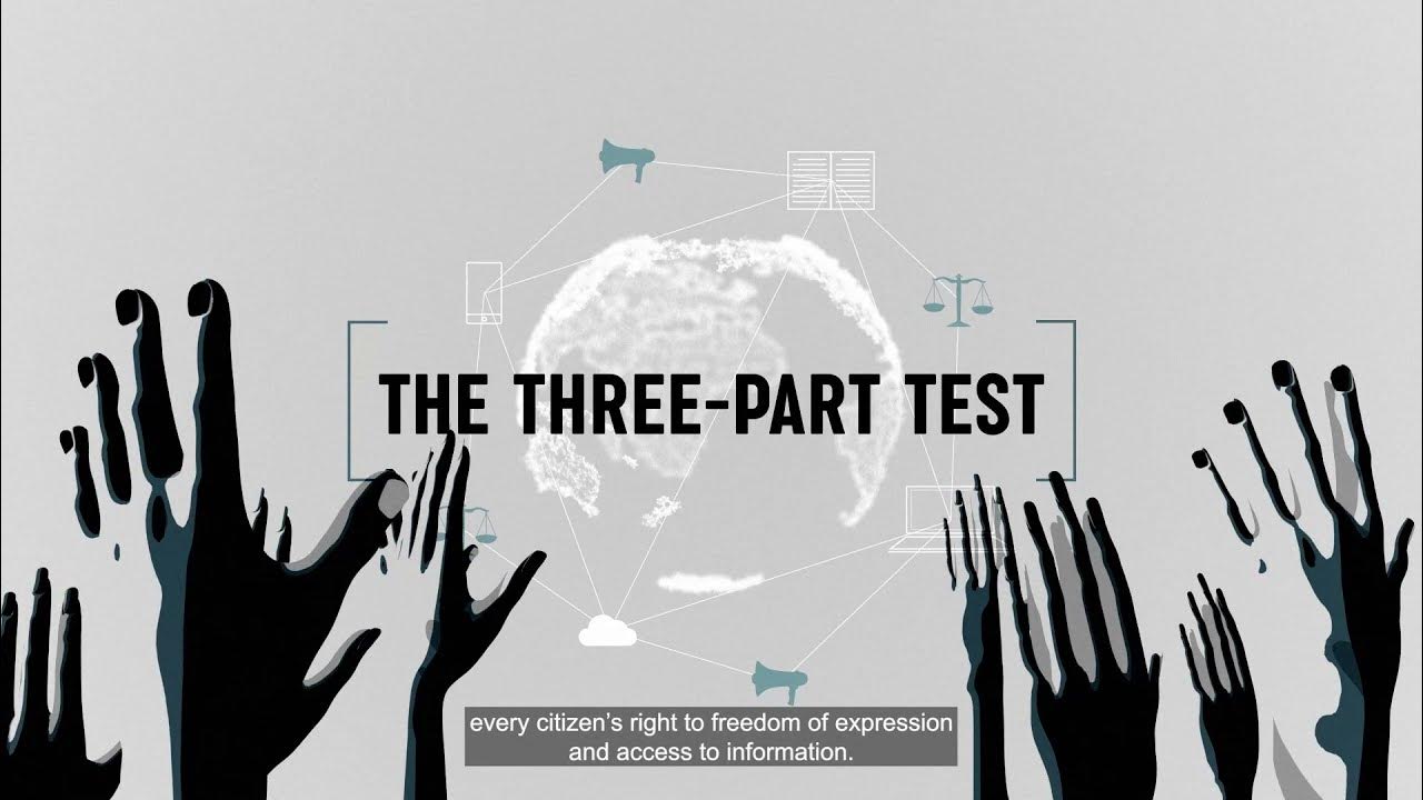 The Legitimate Limits to Freedom of Expression: the Three-Part Test ...