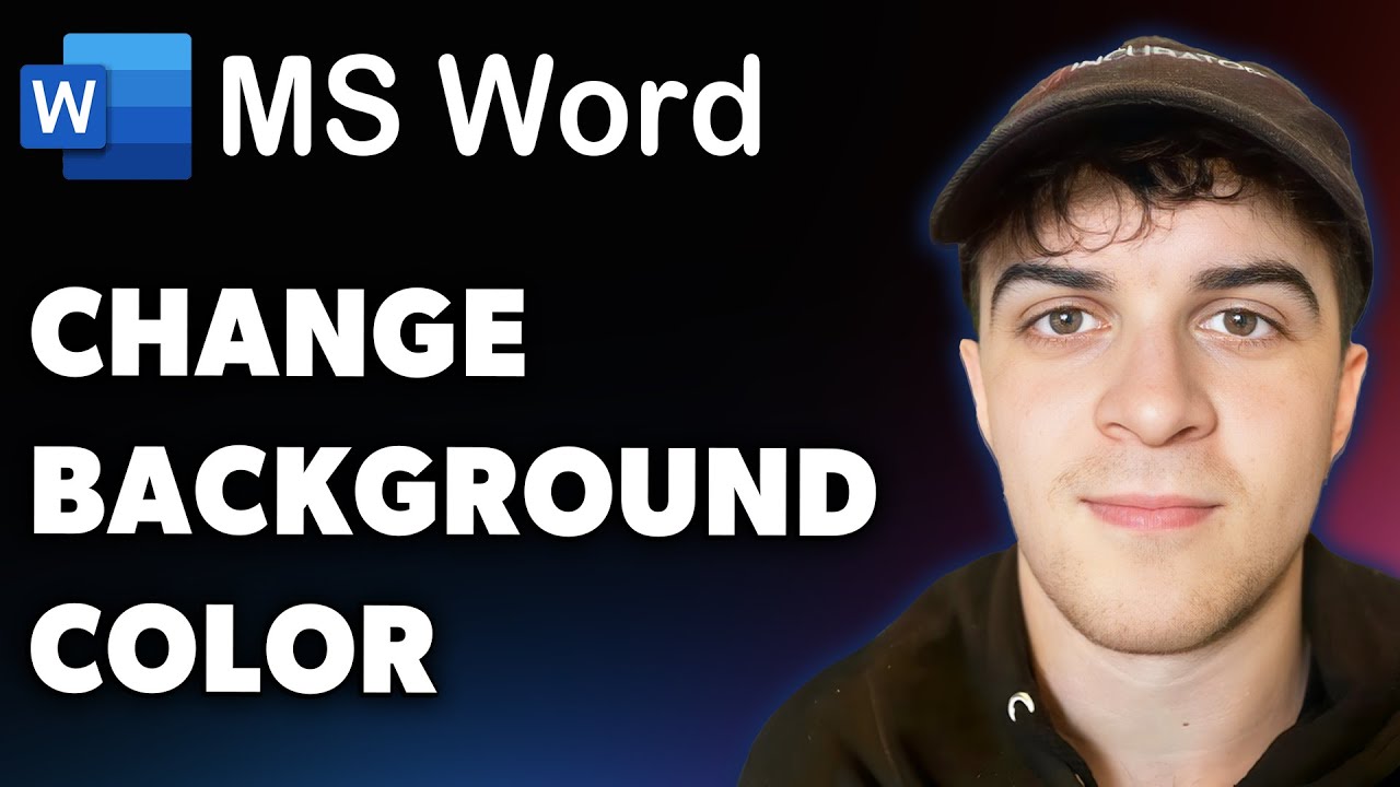 How to Change Microsoft Word Background Color (Full 2025 Guide) - YouTube