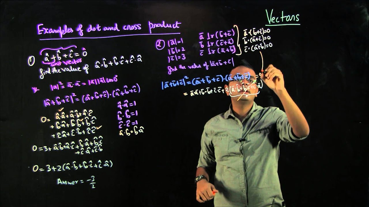 Lecture 05 Vectors Problem Solving of Dot and Cross Product - YouTube