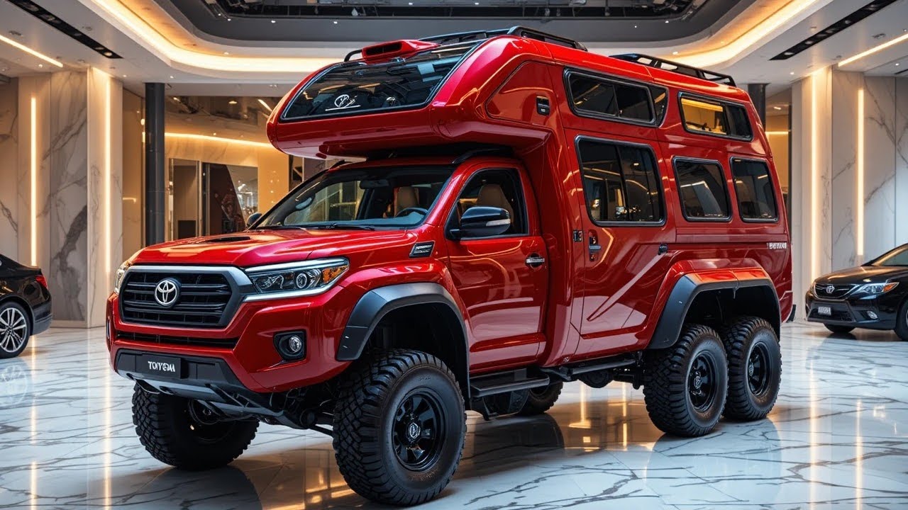Toyota’s Futuristic 6x6 Camper – Shockingly Detailed Interior ...