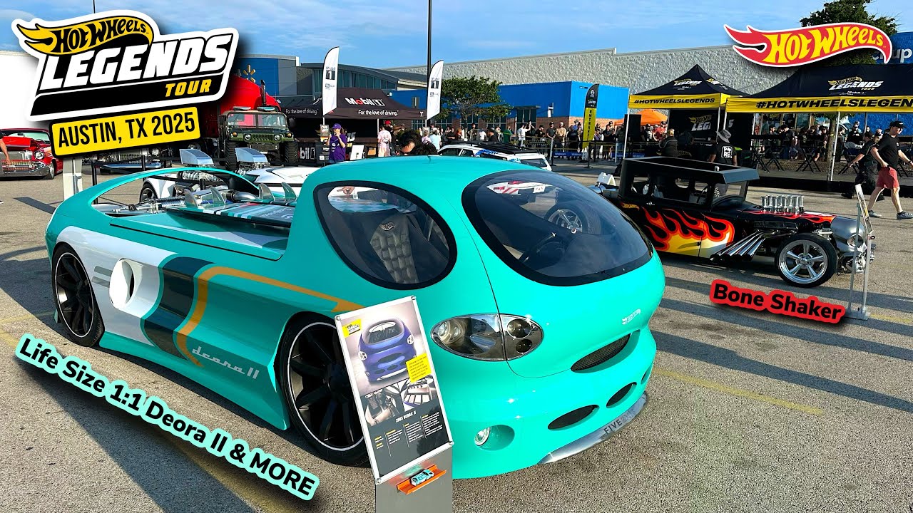 Life Size Hot Wheels Cars at Hot Wheels Legends Tour 2025 Austin, Tx ...
