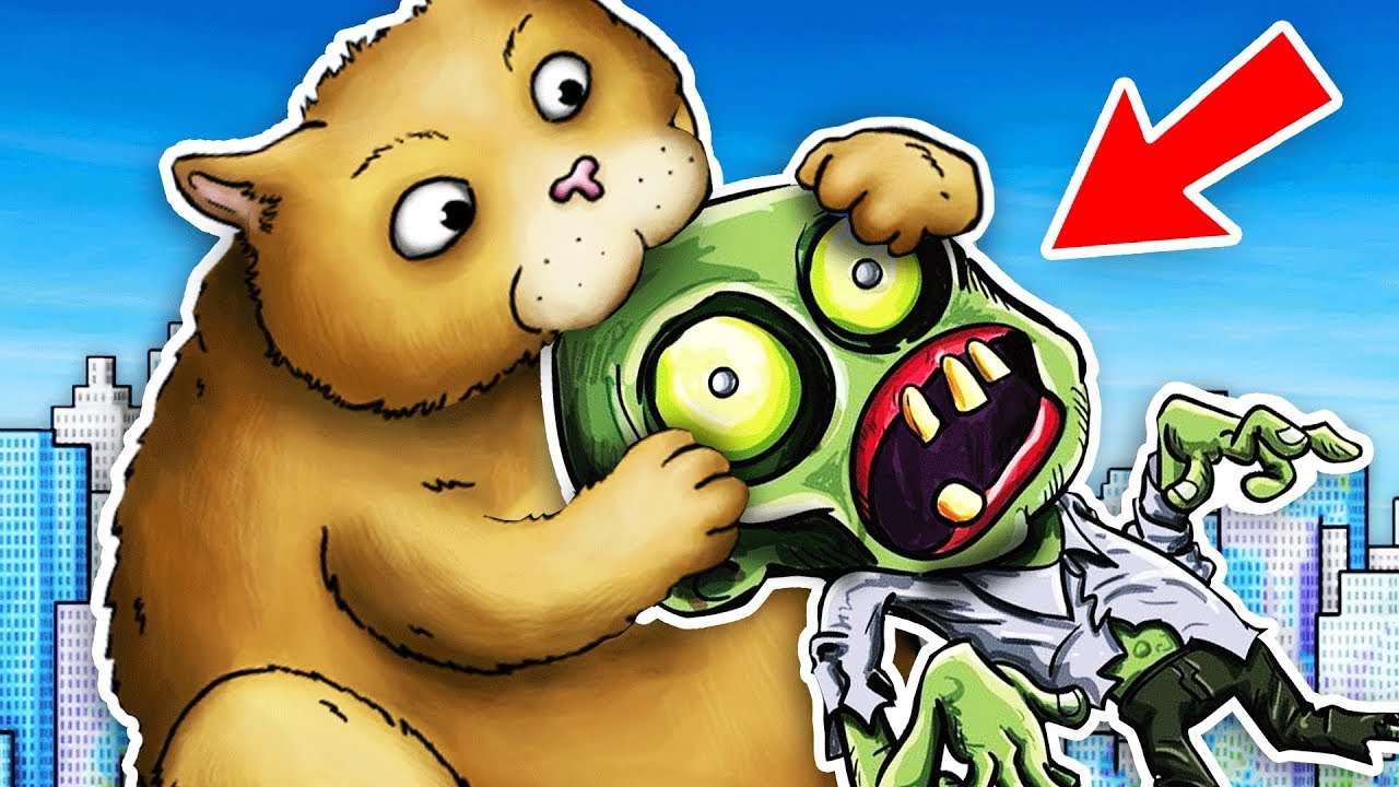 BIGGEST CAT IN THE WORLD EATS ZOMBIES (Tasty Planet Forever Funny ...