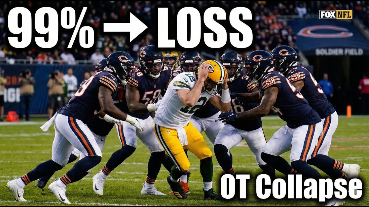 FRAUD WATCH: Packers Choke a 99% Win vs Caleb Williams & the Bears ...