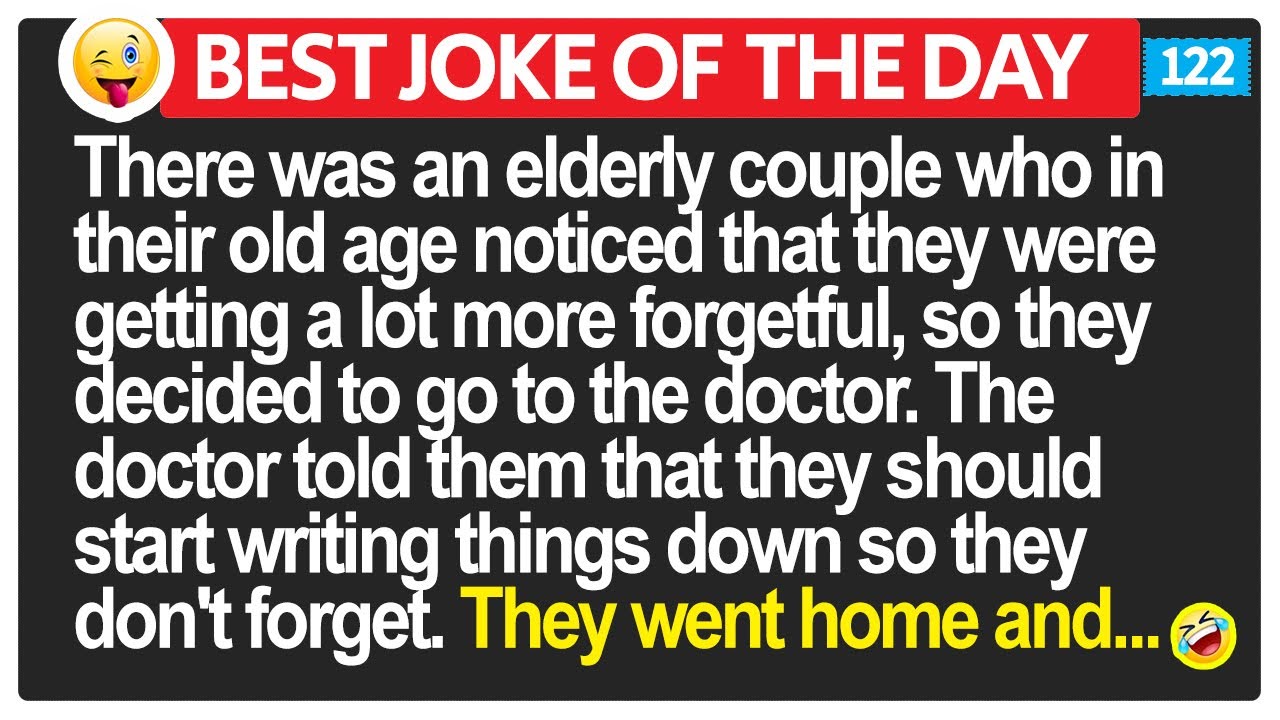 JOKES OF THE DAY 🤣 Funny old couple....... | Tina Jokes - YouTube