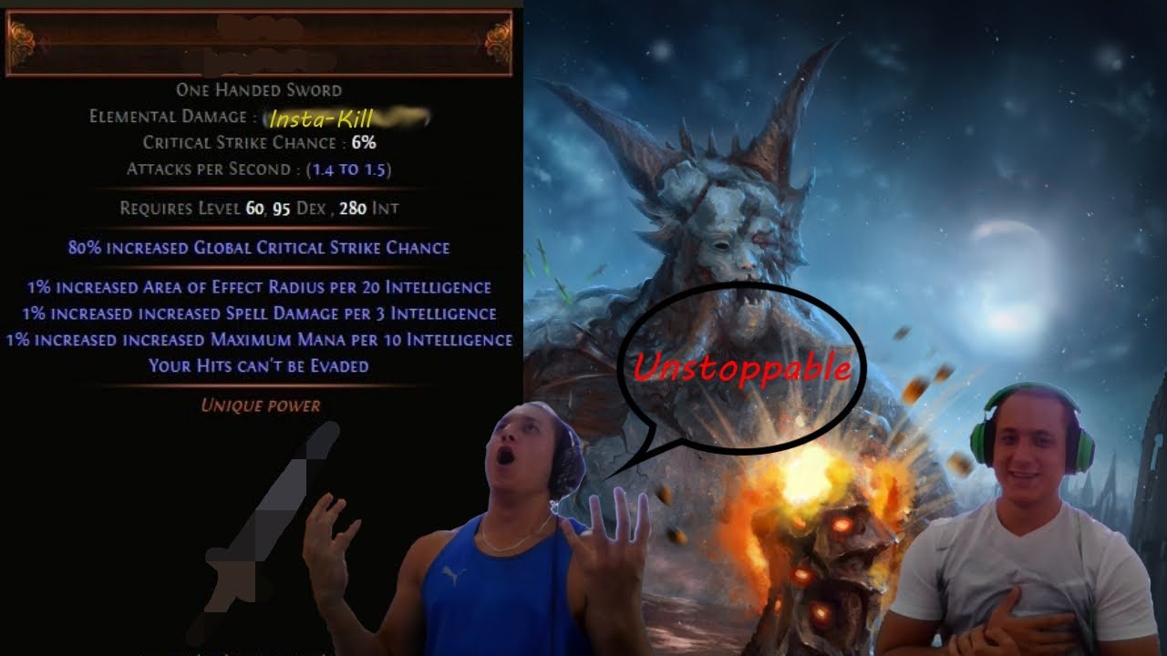 Got a new bad@ss weapon!!! Path of Exile - YouTube