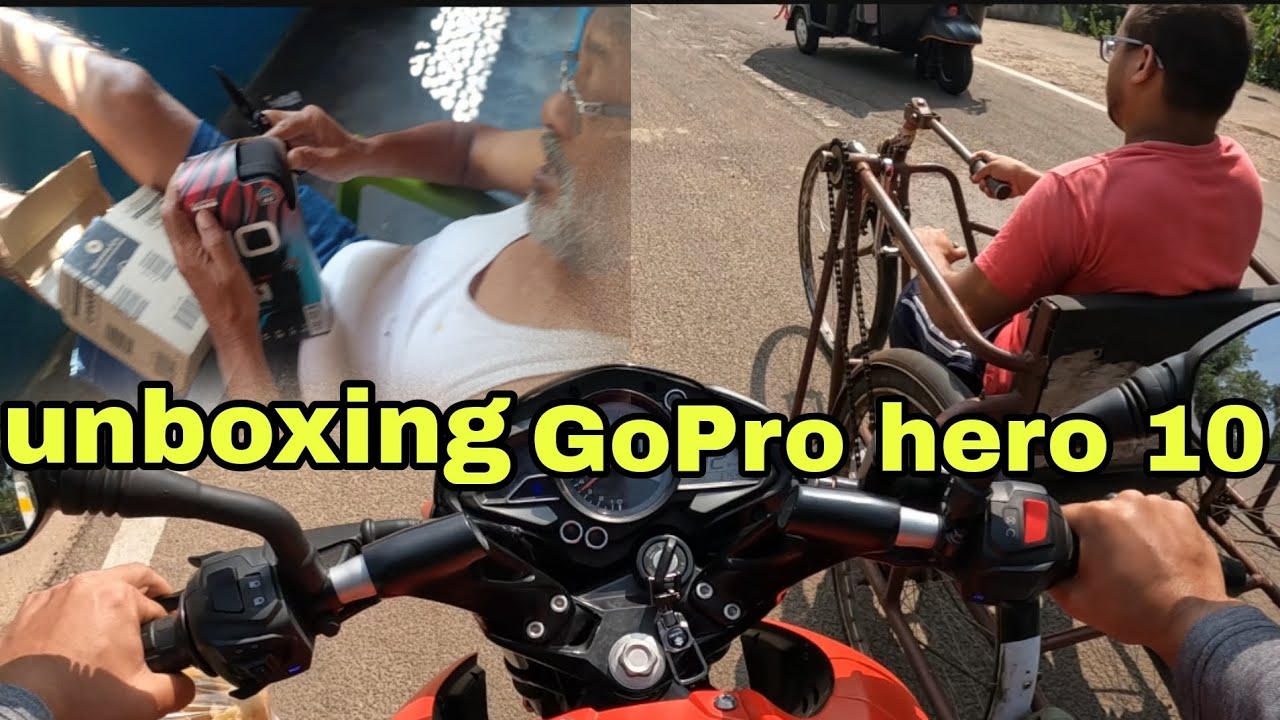 baba kar rahe hain GoPro ka unboxing //if you can help, then please help - YouTube