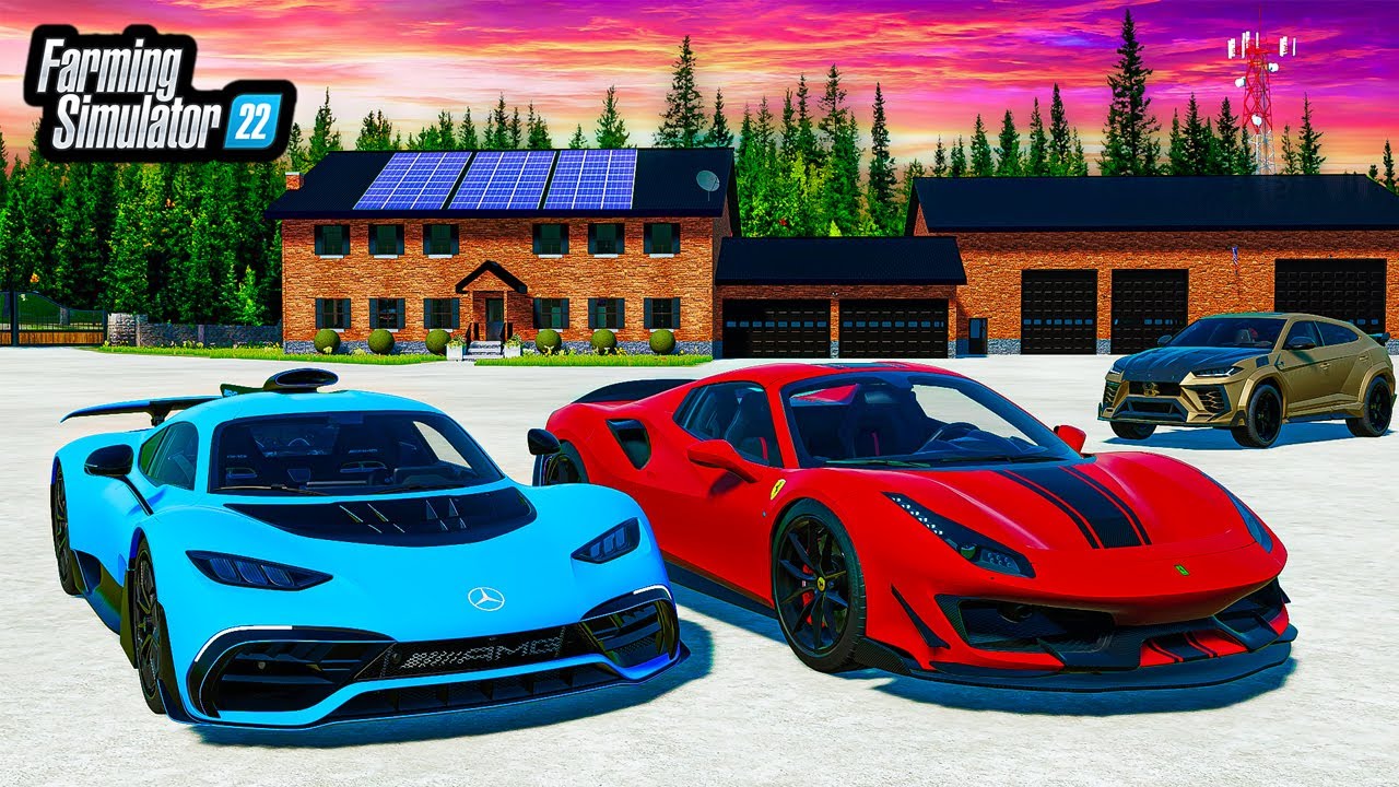 BUILDING $4,999,999 OFF GRID MANSION! (SUPERCARS AND MORE) | FS22 - YouTube
