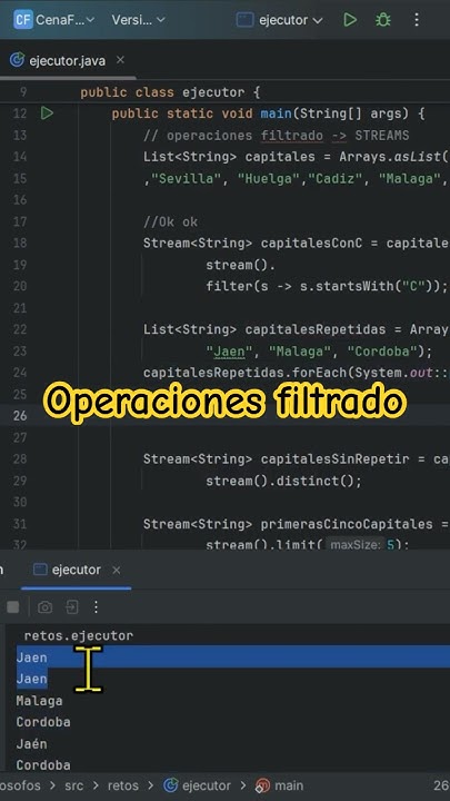 Como hacer Operaciones Filtrado Streams en Java con ArrayList | ApiStr #java #backend #program# ...