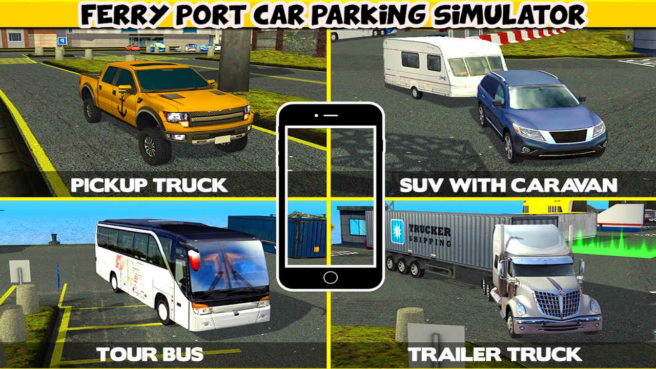 Ferry Port Car Parking Simulator Gameplay iOS Android HD - YouTube