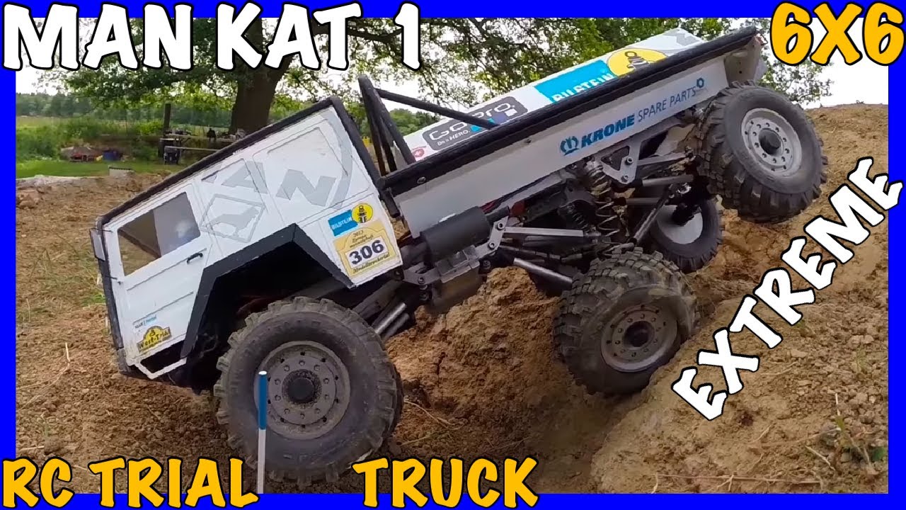 RC MAN KAT 1 6X6 MONSTERTRUCK MAN TGS 8X8 RC UNIMOG 4X4 RC TRUCK TRIAL ...
