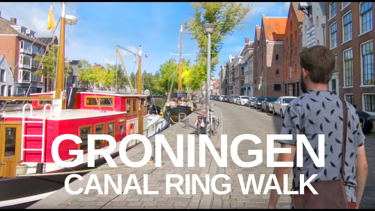 [4K] Groningen (2019) Netherlands Canal walking tour - YouTube