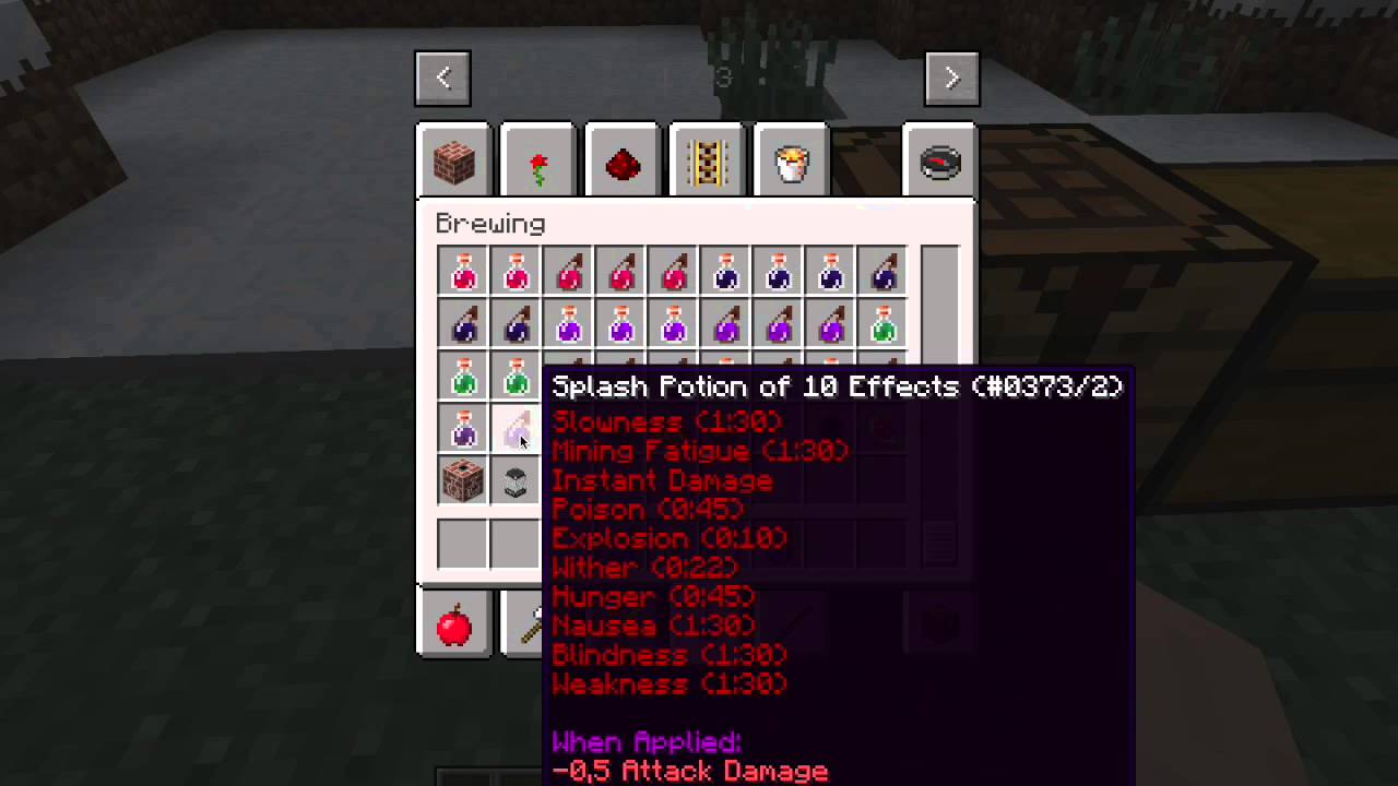 Testing More Potions Mod - YouTube