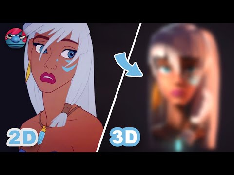 I MADE KIDA FROM ATLANTIS IN 3D ! TIMELAPSE - YouTube