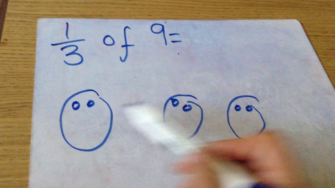 Year 2 Maths: Finding one third of an amount - YouTube