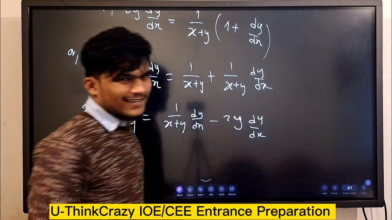 Derivative |NEB Grade11 Mathematics| Solved problems U-THINKCRAZY - YouTube
