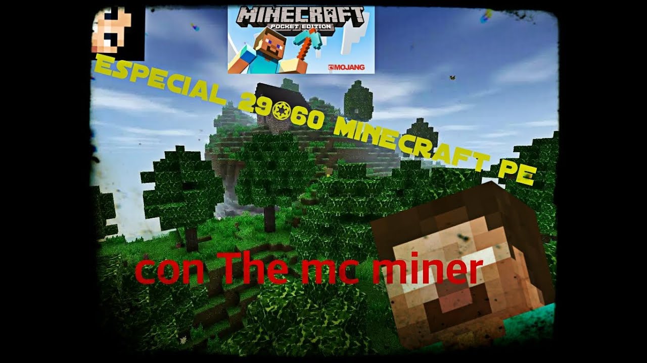 Especial 29*60 sus minecraft pe con the mc miner - YouTube