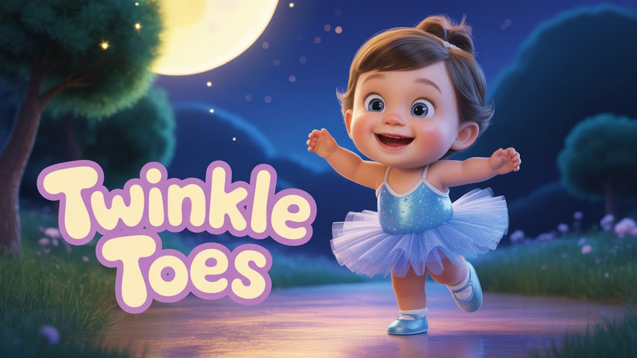 Twinkle Toes 💫 | Magical Dance Song for Kids | Animated Music Video ...