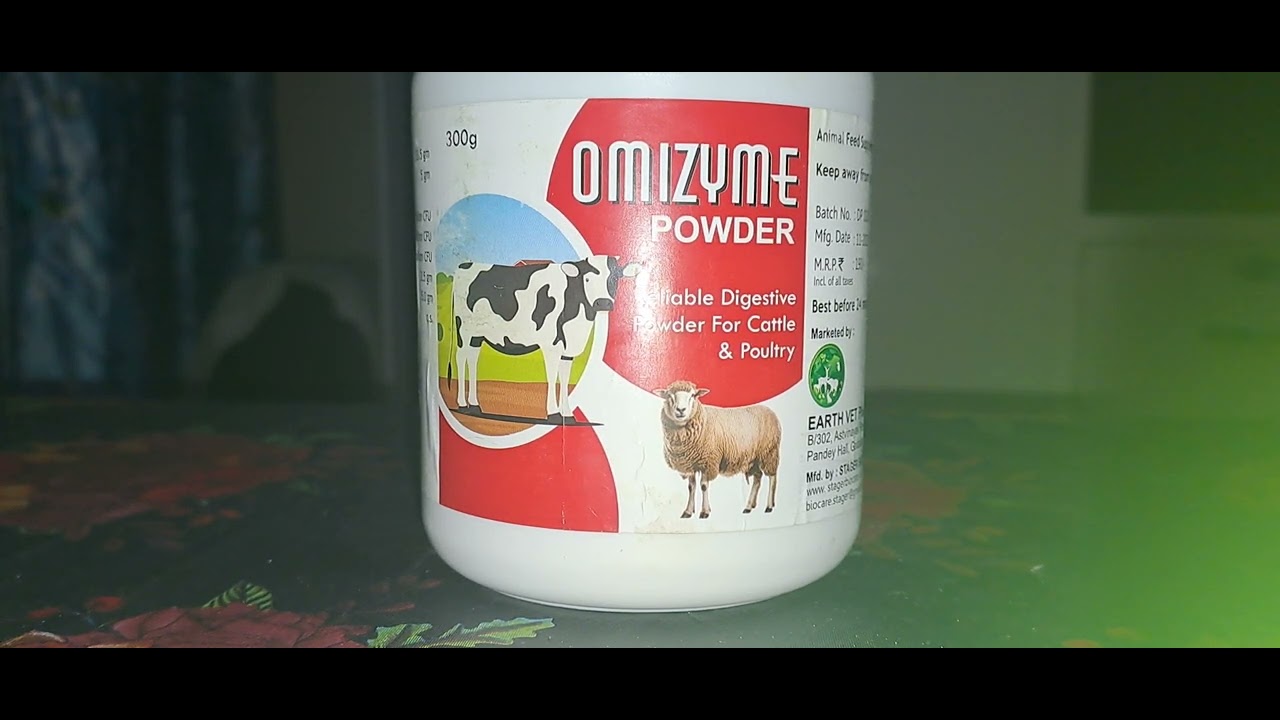 For Total Care of Digestive system-- OMIZYME POWDER-- Improve Rumen Fermentation Process - YouTube