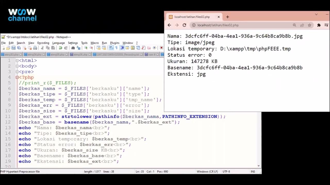 Pemrograman Web - PHP; File Upload - YouTube