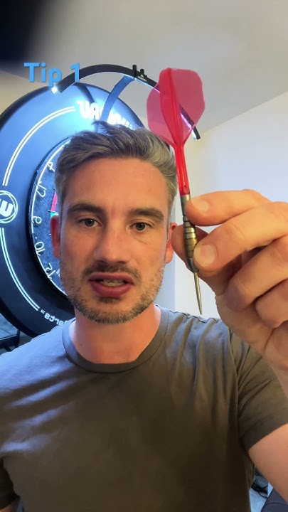 Straight darts for beginners. Tip 1 - YouTube