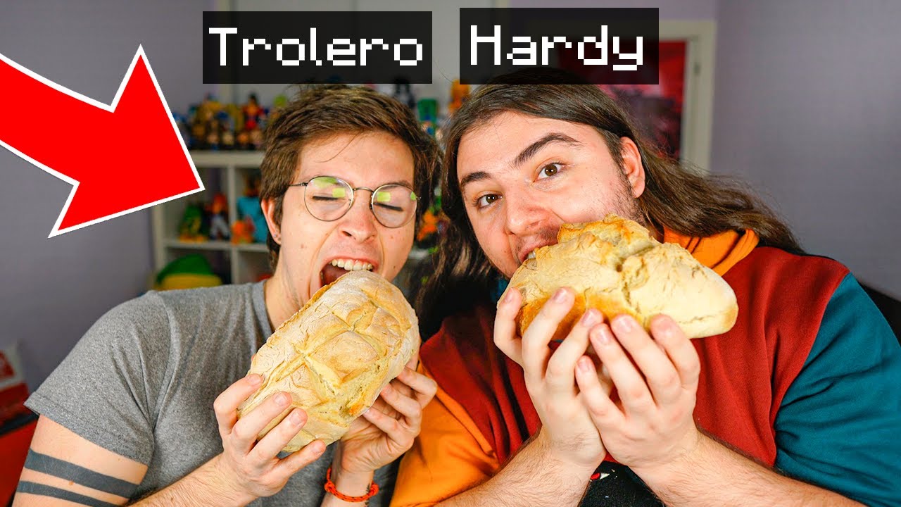 MINECRAFT pero HACEMOS PAN en LA VIDA REAL 😍🍞 TROLARDY - YouTube
