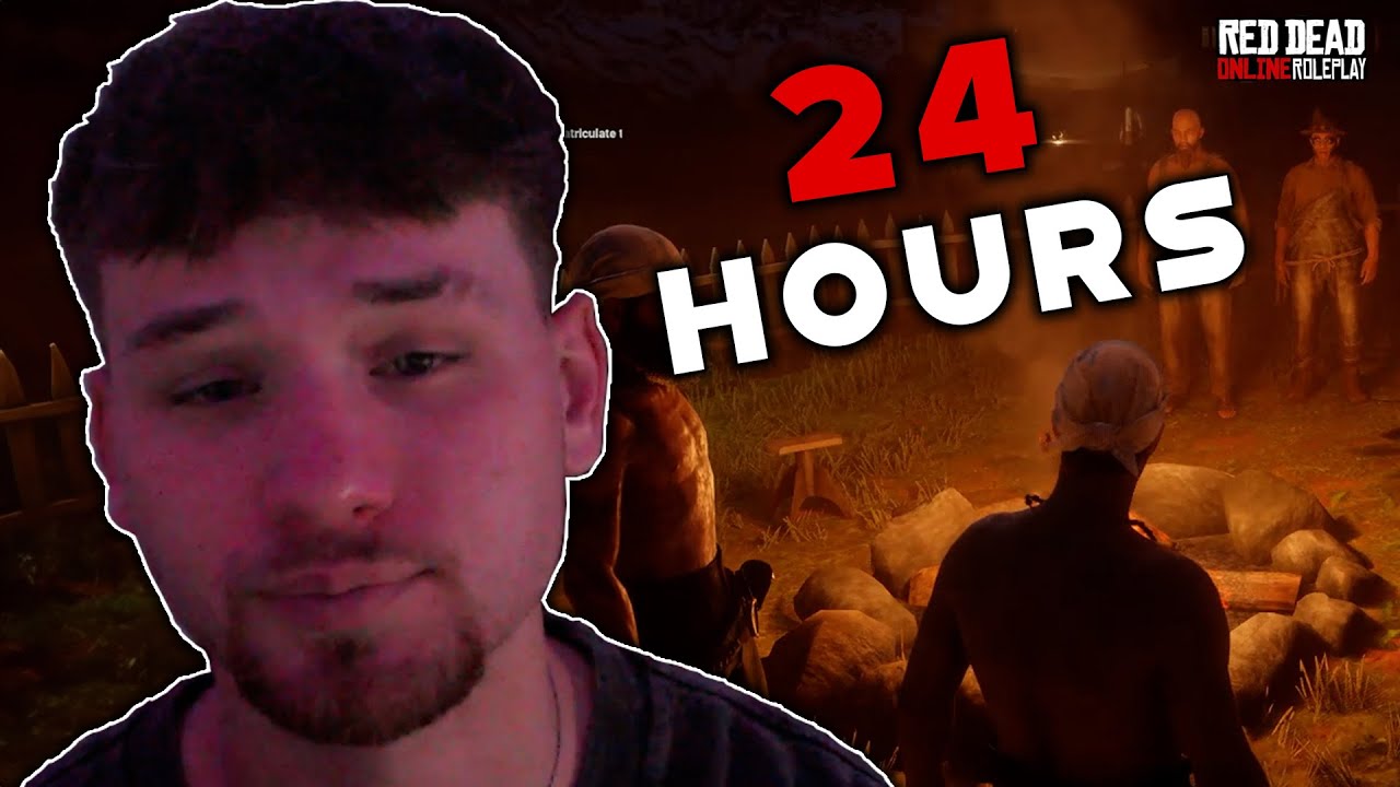 I Spent 24 Hours in Red Dead RP... - YouTube