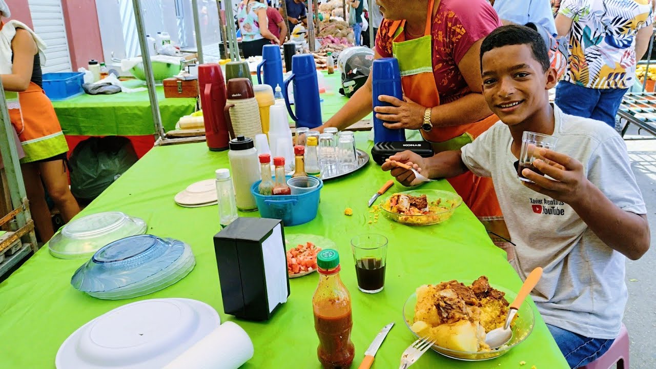 COMIDA DE RUA NA FEIRA LIVRE DE CAMOCIM DE SÃO FÉLIX PERNAMBUCO VEJA AS ...