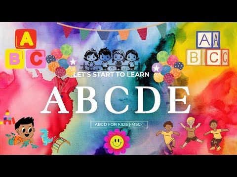 ABCD alphabets for kids|Learn with colourful pictures and imagination _MSC_#abcd learning#abcd ...