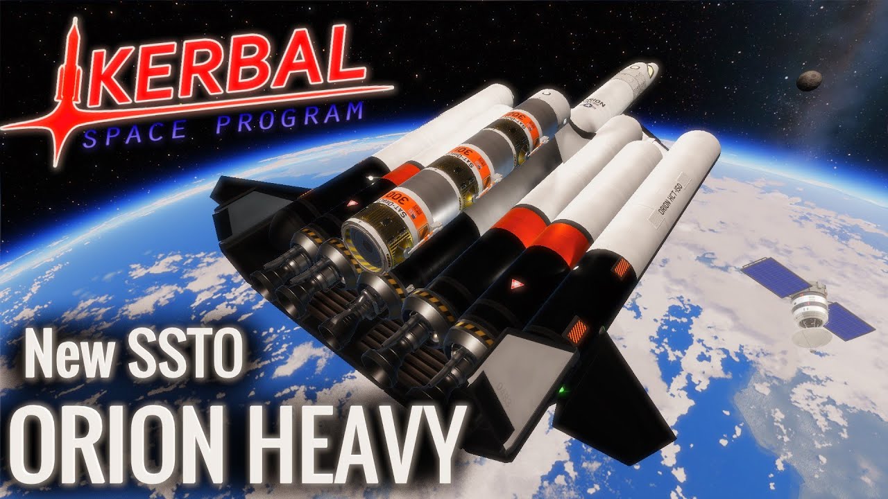 SSTO ORION HEAVY. | KSP 10% Science Ep-44 - YouTube