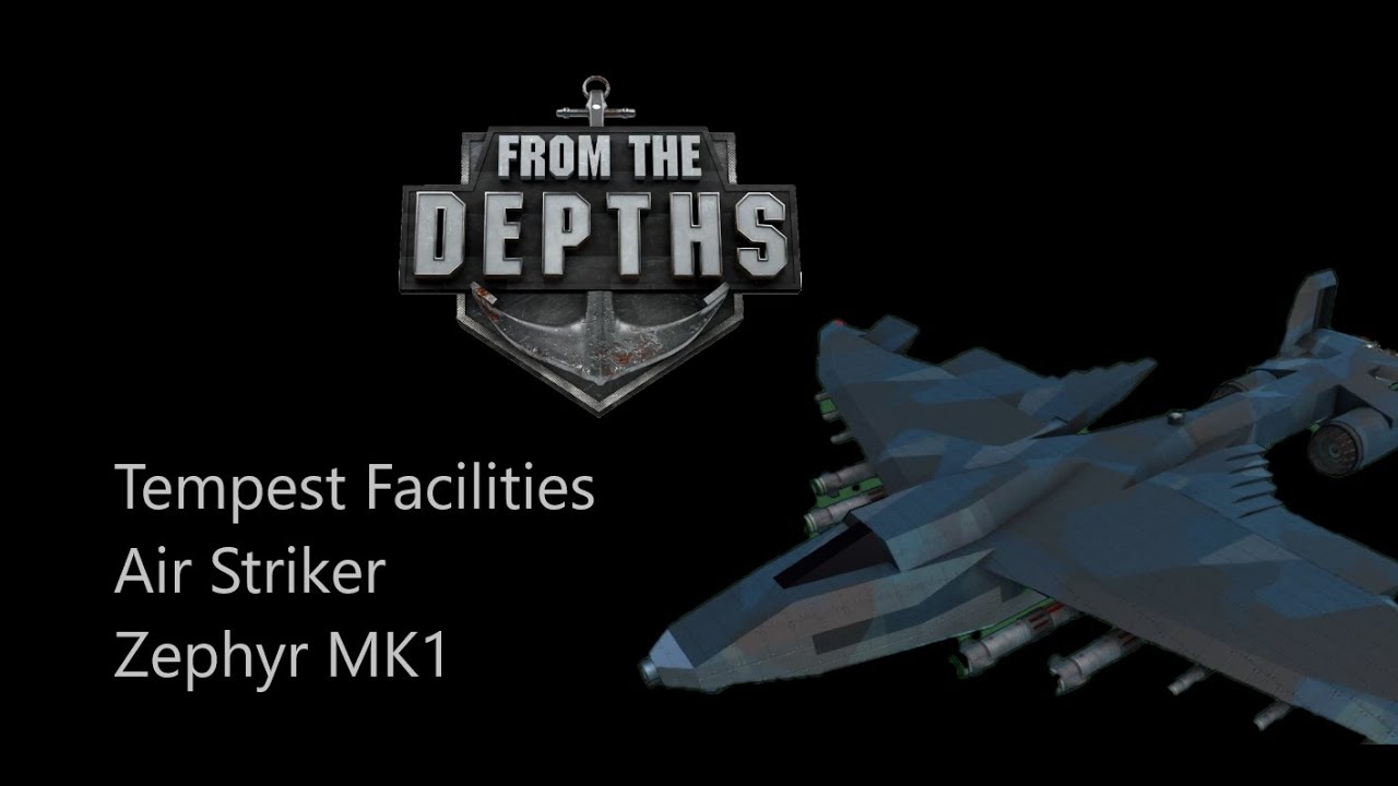 From the Depths - Air Striker Jet Zephyr Mk1 Scrub Showcase - YouTube