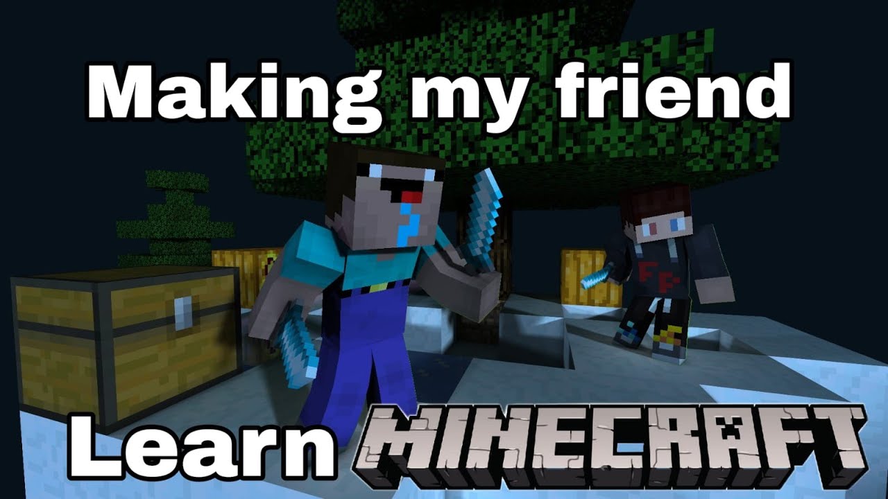 Making my friend learn how to play on Java Minecraft! |Frustrated ...