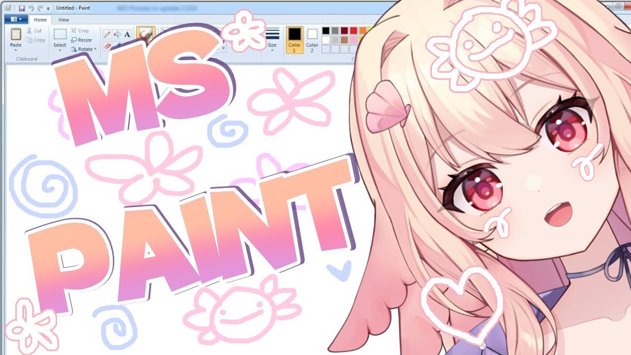 making creatures in MS PAINT! - YouTube