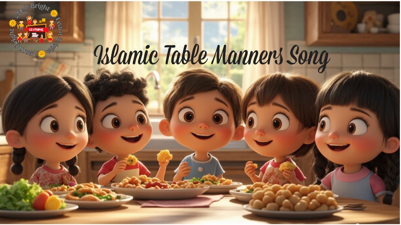 Islamic Table Manners Song | Muslim kids song - YouTube