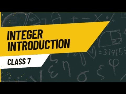 Hurry up! Integer introduction class 7 - YouTube