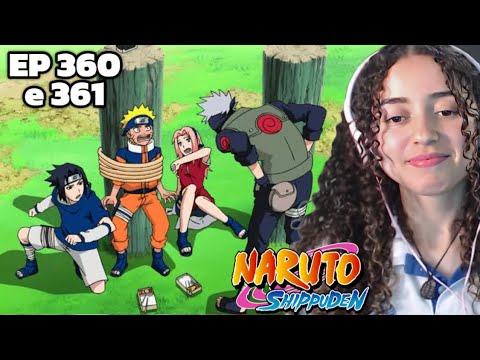 NARUTO SHIPPUDEN - Ep 360 e 361 #react - YouTube
