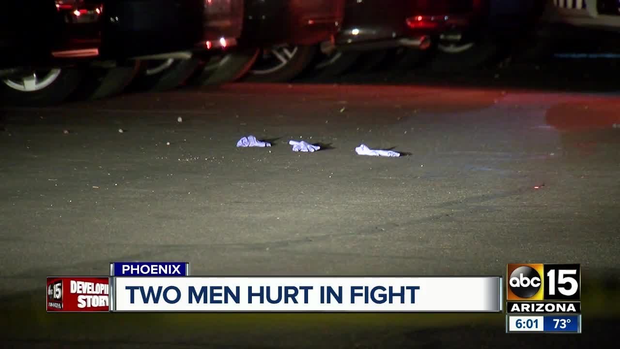 Two men hospitalized after fight in Phoenix - YouTube