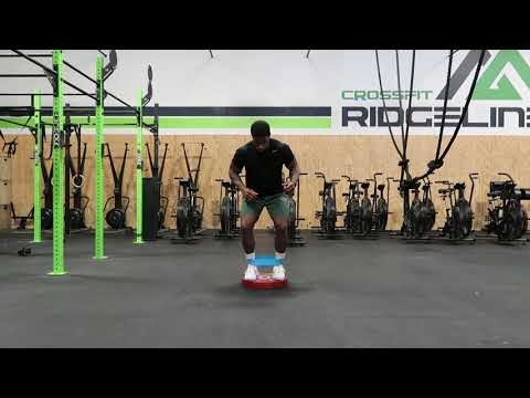 Banded plate step overs - YouTube