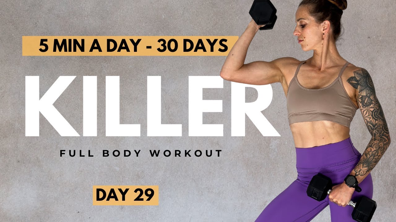 Get Ripped Fast with This 5 Minute Total Body TONE Workout | Day 29/30 ...