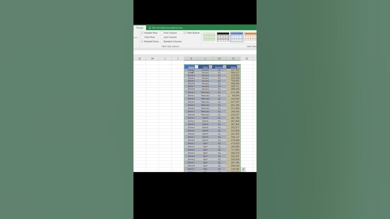 Dynamic Chart Using Excel Slicer Function #spreadsheet #excel #sales #exceltutorial #exceltips ...