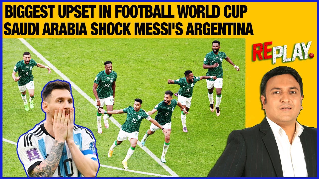 Biggest upset in football World Cup | Saudi Arabia shock Messi's ...