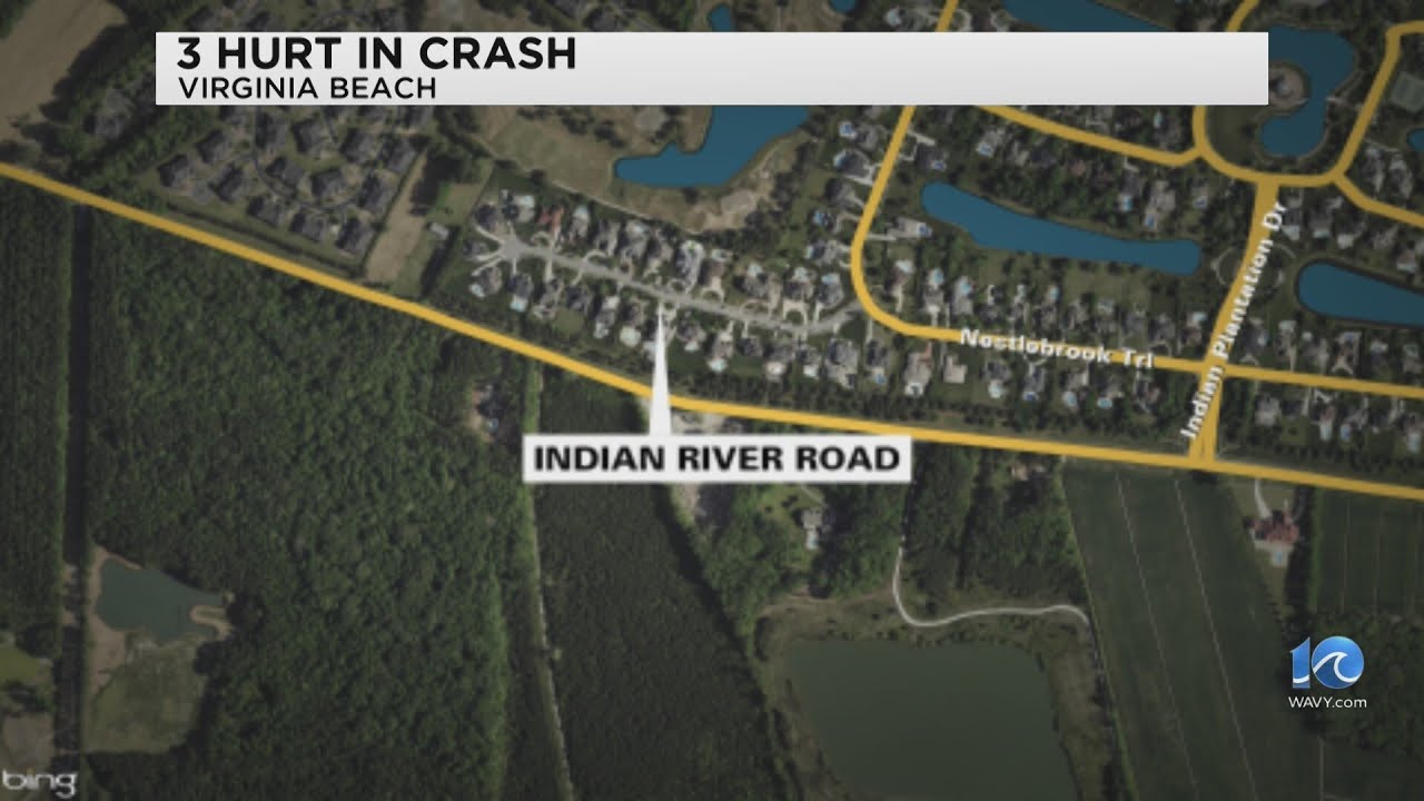 3 seriously hurt in single-vehicle crash on Indian River Rd. - YouTube