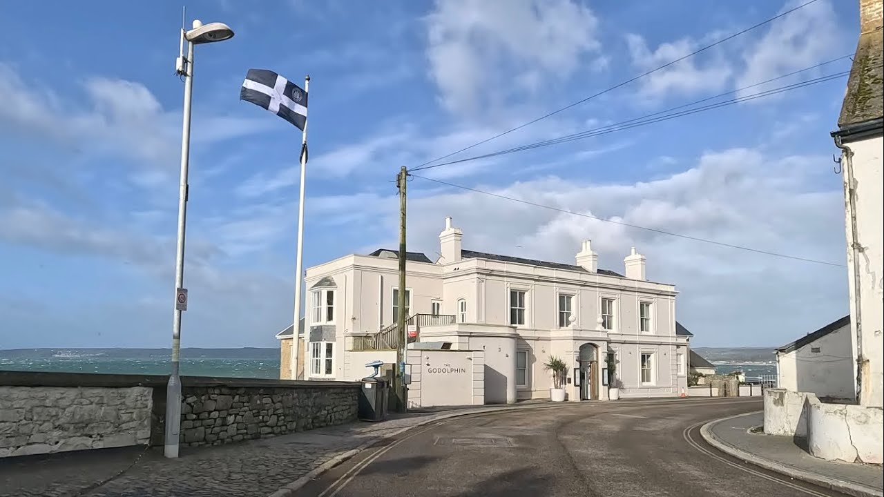 4K Morning Drive ☀️Marazion, Penzance, Cornwall, Uk - YouTube
